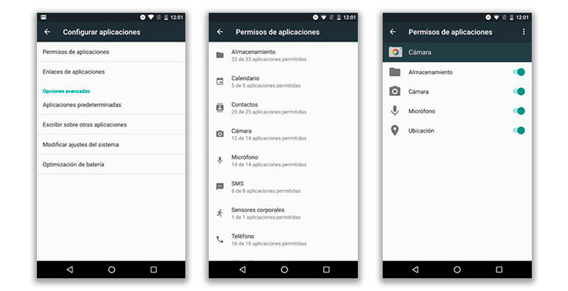 ¿Cómo funcionan los permisos de aplicaciones en Android 6.0 Marshmallow? - Blog PSafe ...